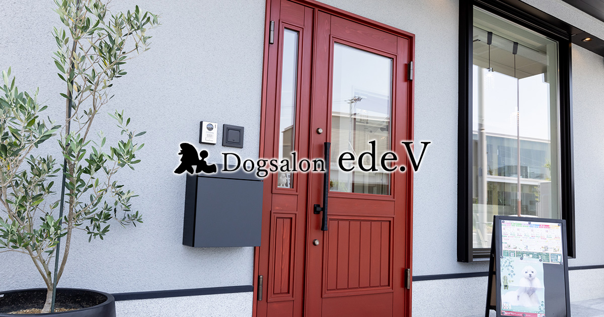 Dogsalon ede.V｜大阪府堺市北区にあるドッグサロン